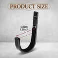 2 Pcs Gun Rack,Storage Rifles Shotgun Hooks,Wall Mount Hangers for ...