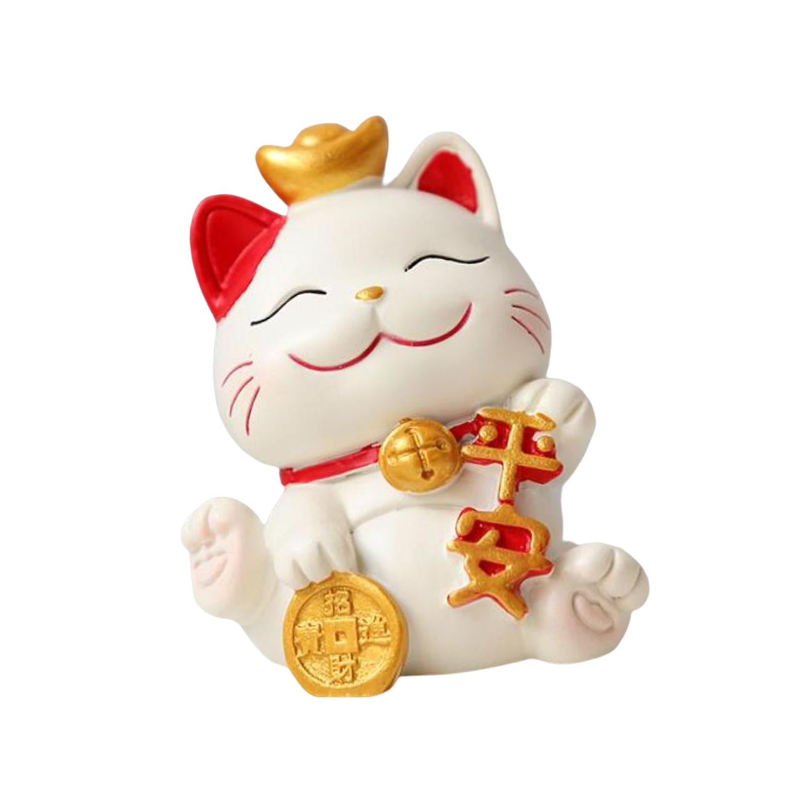 Creative Resin Figurines Animals Sculpture Decor Table Centerpiece Cat ...