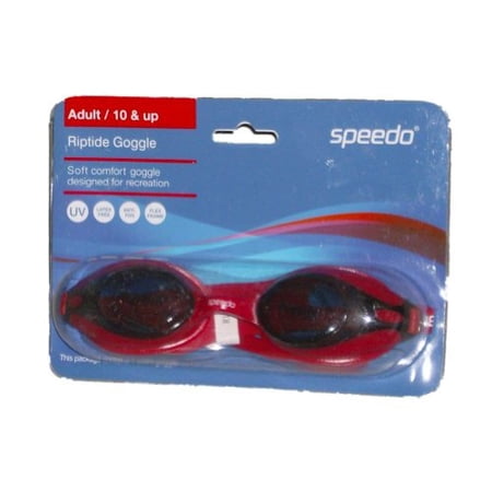 Speedo Riptide Swim Goggles Red Comfort Swimming Goggle | Walmart Canada