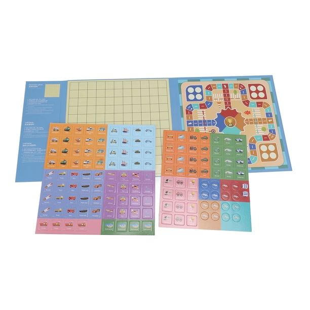 Flying Chess Board, Flying Chess Board Book Clip Type Basswood 2 In 1 ...