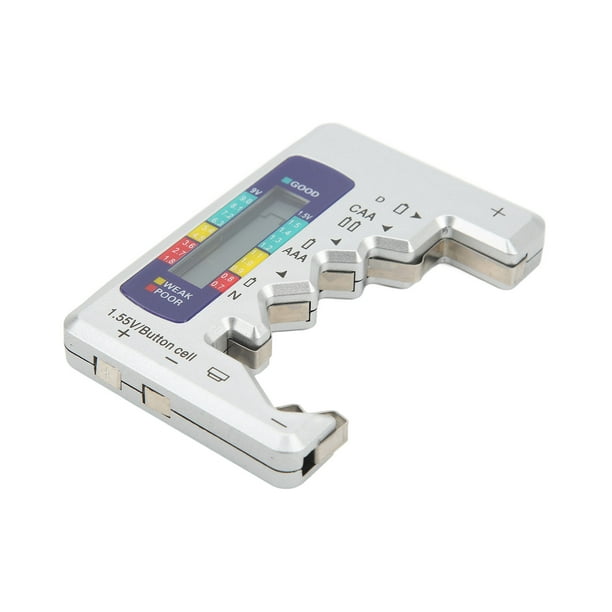 Universal Battery Tester, 3 Areas Display Digital Battery Capacity ...