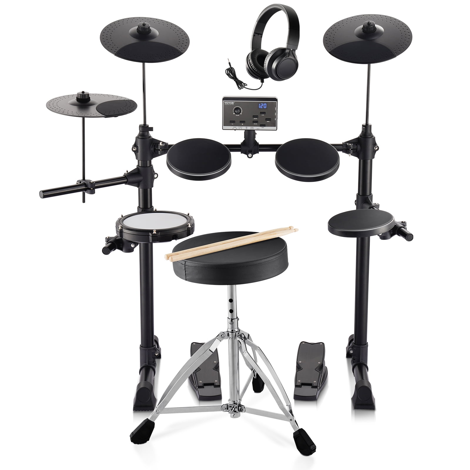 Click here for Vevor Electric Drum Set Electronic Drum Kit 150 So... prices