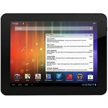 Ematic Genesis Prime Tablet, 7", Single-core (1 Core), 512 MB RAM, 4 GB ...