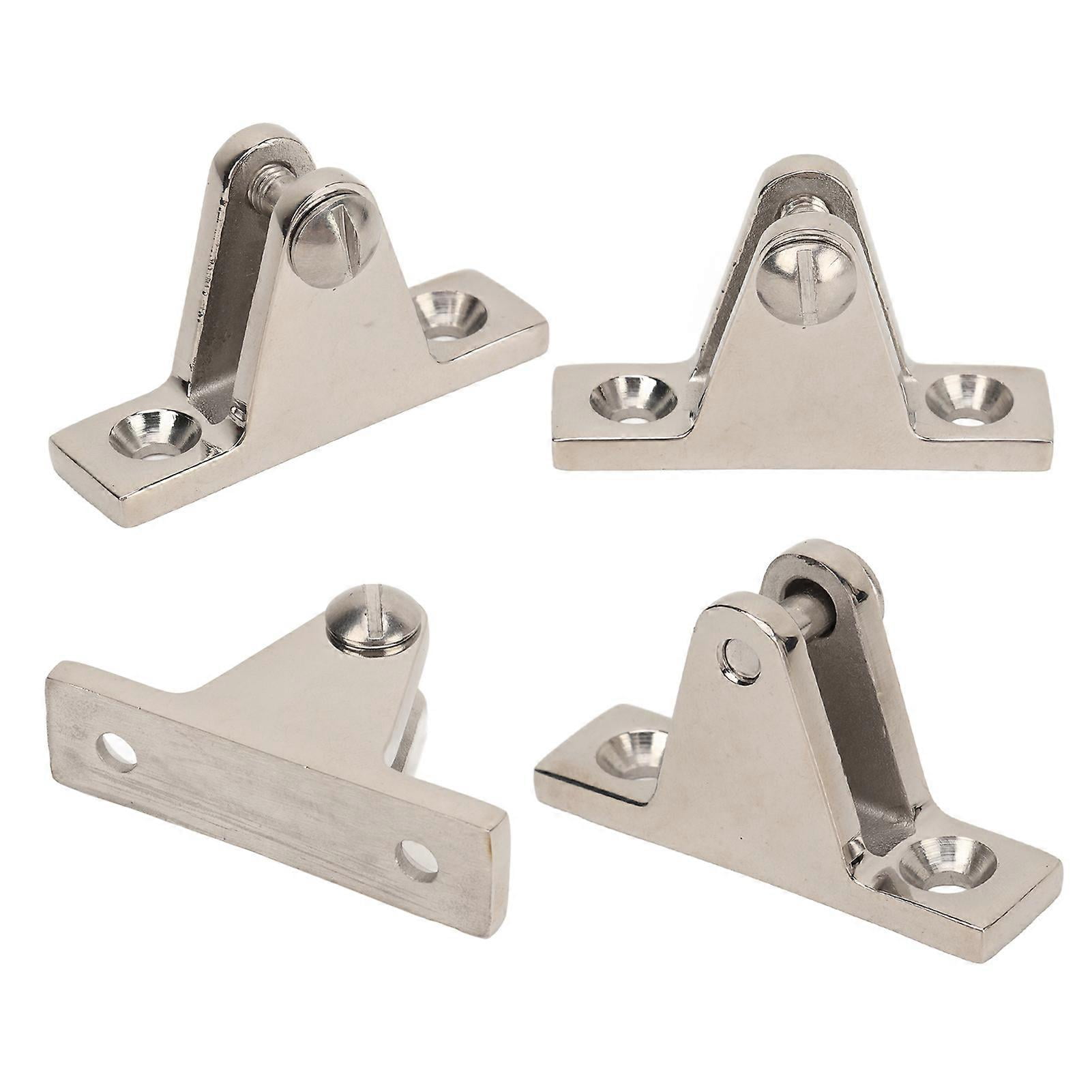 4Pcs Swivel Hinge Mount Stainless Steel Deck Side Mount Hinge Boat Top ...