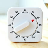 Farfi Novelty White Square 60-Minutes Mechanical Timer Reminder ...