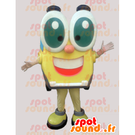 SPOTSOUND mascot funny square man with big eyes | Walmart Canada