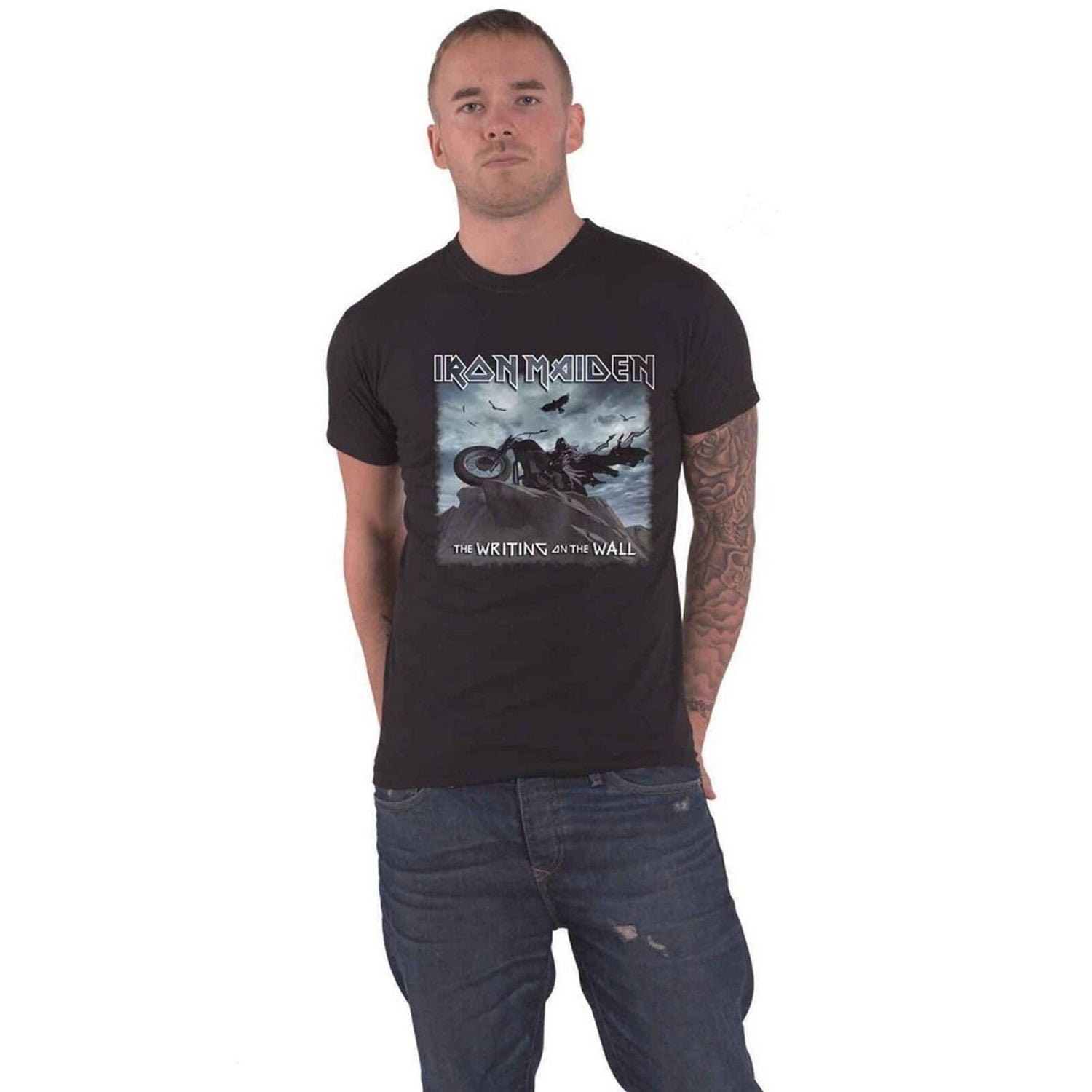 Click here for Iron Maiden Adult The Writing On The Wall T-Shirt... prices