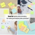 Mr. Pen- Lined Sticky Note Pads, 3x3, 6 Pads, 45 Sheets/Pads, Pastel ...