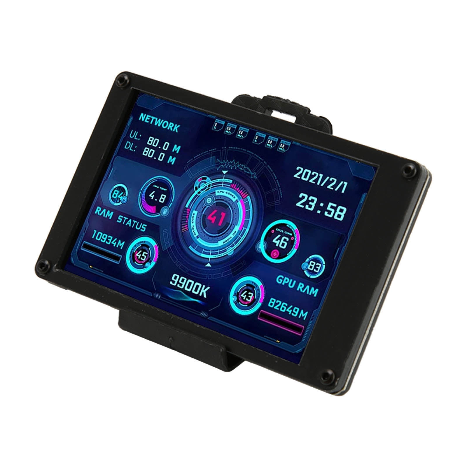 Pantalla del panel del sensor de la PC pantalla de la CPU GPU IPS USB ...