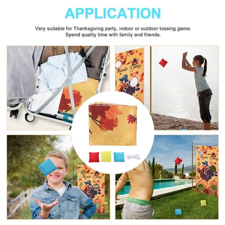 Sandbag Throwing Game Hanging Banner Reusable Sandbag Throwing Game ...