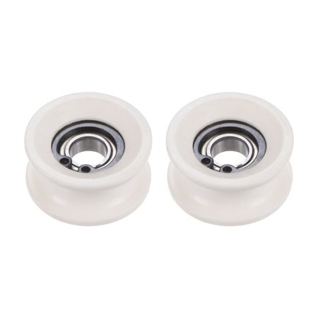 Uxcell Guide Pulley Wheel 8x28x13.6mm Deep Groove Pulley Bearing 2 Pack ...