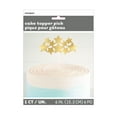Foil Gold Stars Cake Topper, 6in - Walmart.com