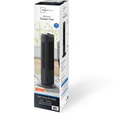 Mainstays 28" Tall, 3-Speed Oscillating Tower Fan, FZ10-19MB, New ...