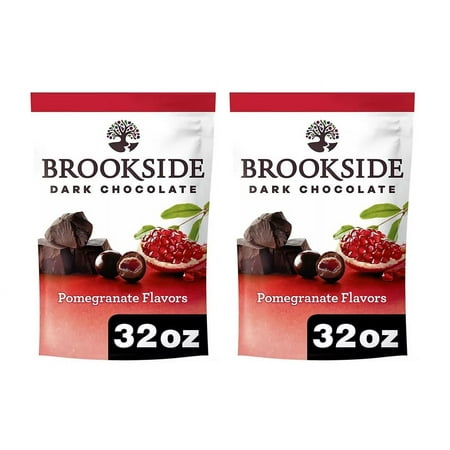 2 pack BROOKSIDE Dark Chocolate Pomegranate Flavored Candy 32 oz each ...