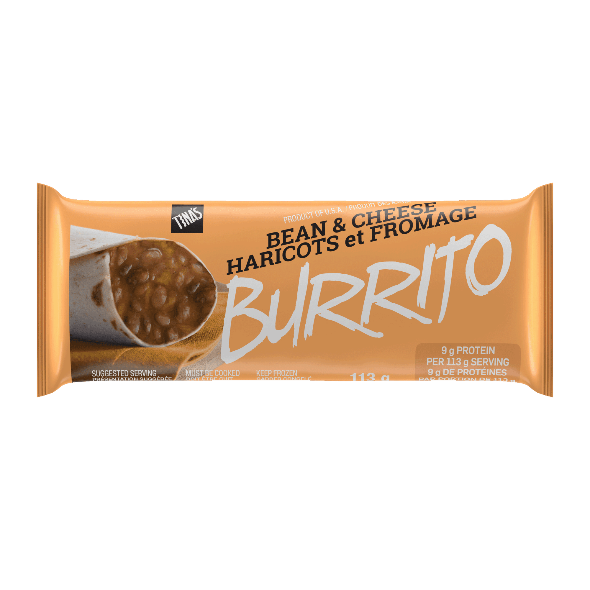 Click here for Tinas Tinas Bean And Cheese Burritos 1 Burrito prices