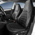 Classic Universal PU Leather Seat Covers Full Set Fit SUVS or Gray High ...