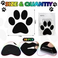 30 Pcs Paw Print Floor Decal 7.5" Large Pawprints Wall Cling Self ...