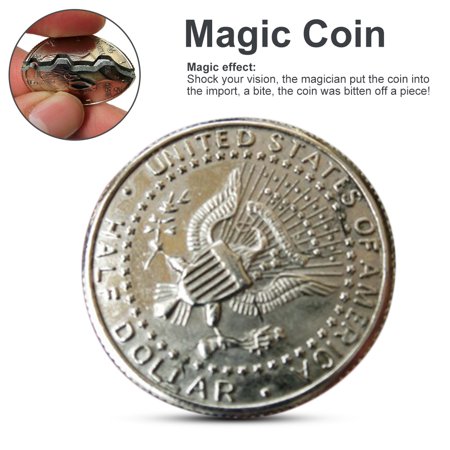 Magic Coins & Paper Money Bite Restored Illusion Coin for Magic Show ...