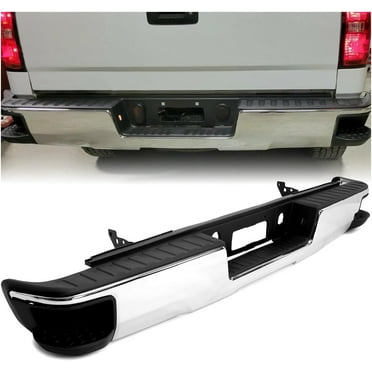 labwork Steel Rear Bumper For 07-13 Chevy Silverado 1500/GMC Sierra ...