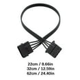 Power Cable Hub Splitter Adapter 1 to 1 4Pin CPU Cooling Case Chasis ...