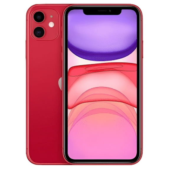 Restored iPhone 11 Cricket 64GB Red (Refurbished) - Walmart.com