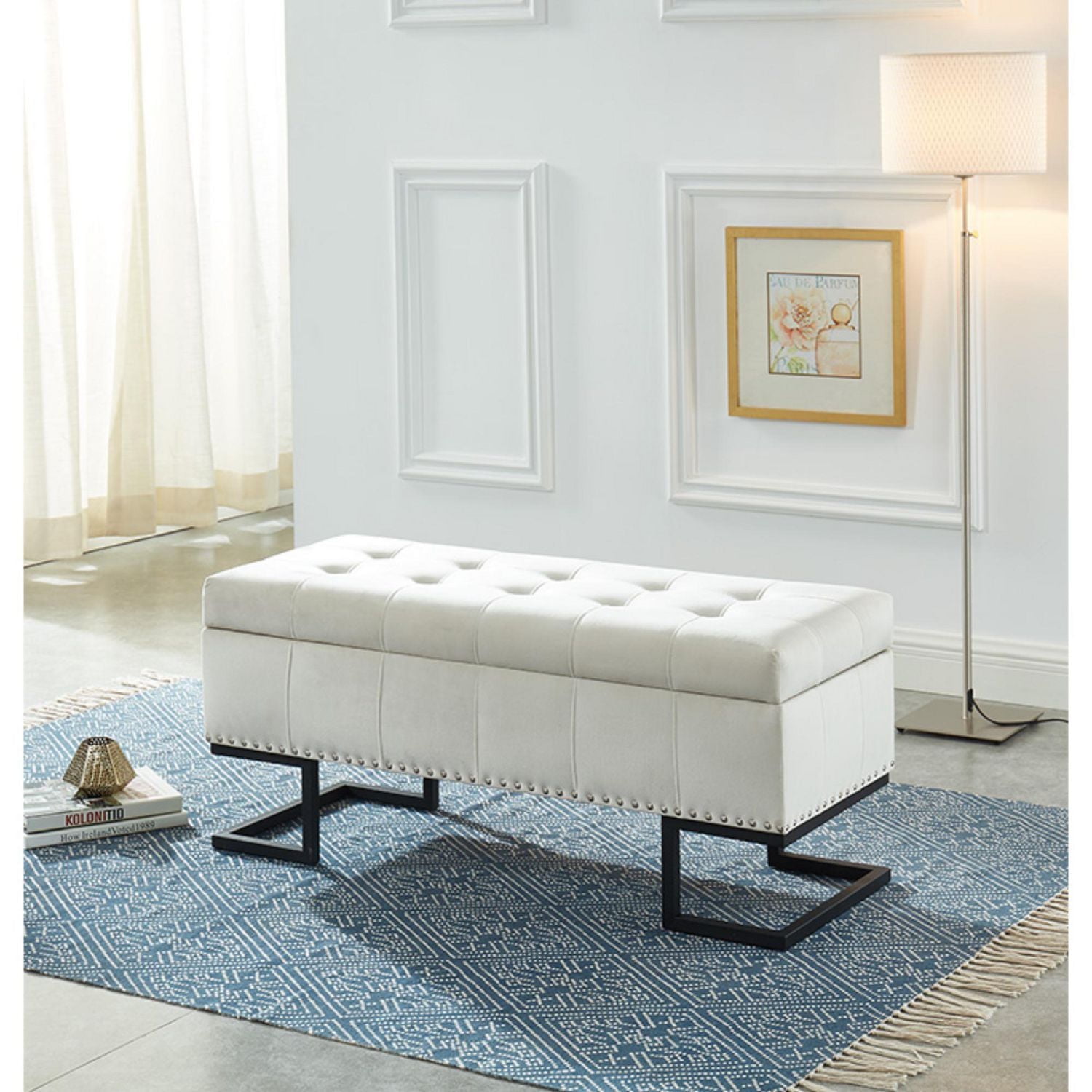Click here for Ih Casadécor Imperial Tufted Double Ottoman With B... prices