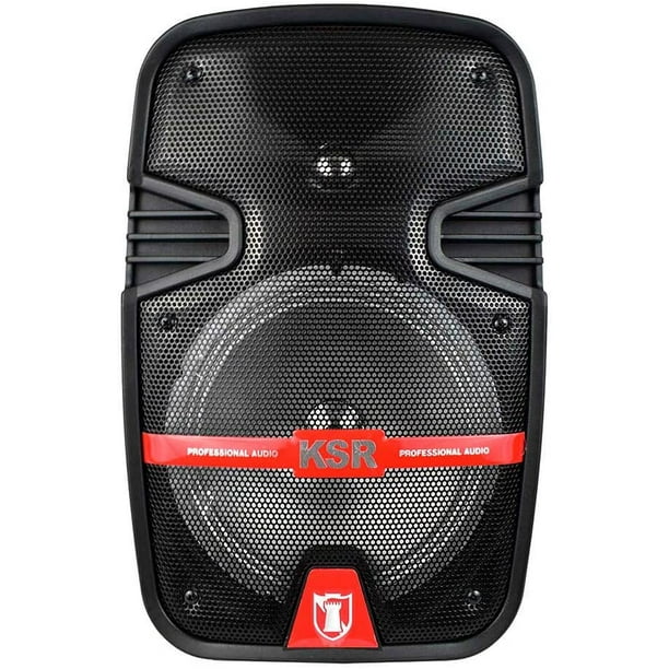 Bafle Amplificado KSR Recargable Profesional 8” 6,200W PMPO KAISER GEM ...