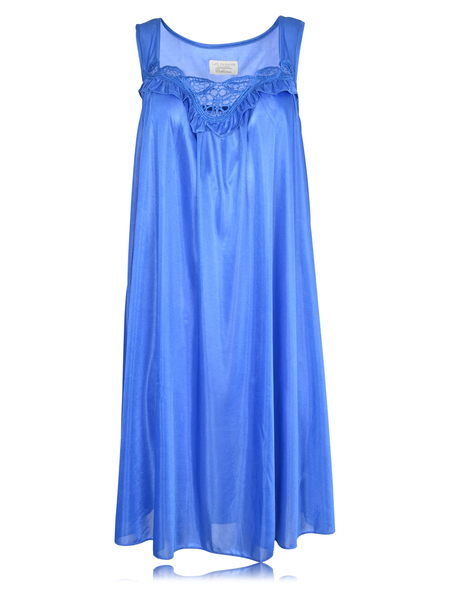 JEFFRICO Womens Nightgowns Sleepwear Soft Pajama Dress Nightshirts Plus ...