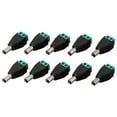 Fule 10PC Male DC Power Plug 5 5 X 2 1MM Adapter Connector Easy To ...