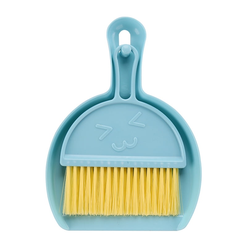 One Piece Mini Plastic Dustpan and Broom, Mini Dustpan and Brush Set ...