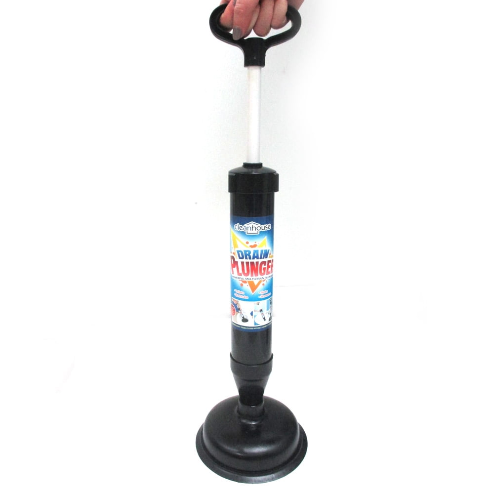 AllTopBargains Hand Powered Drain Plunger Buster Powerful Suction ...