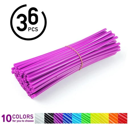 36Pcs Motorcycle Wheel Wraps Spoke Skins Dirt Bike Enduro Motocross ...