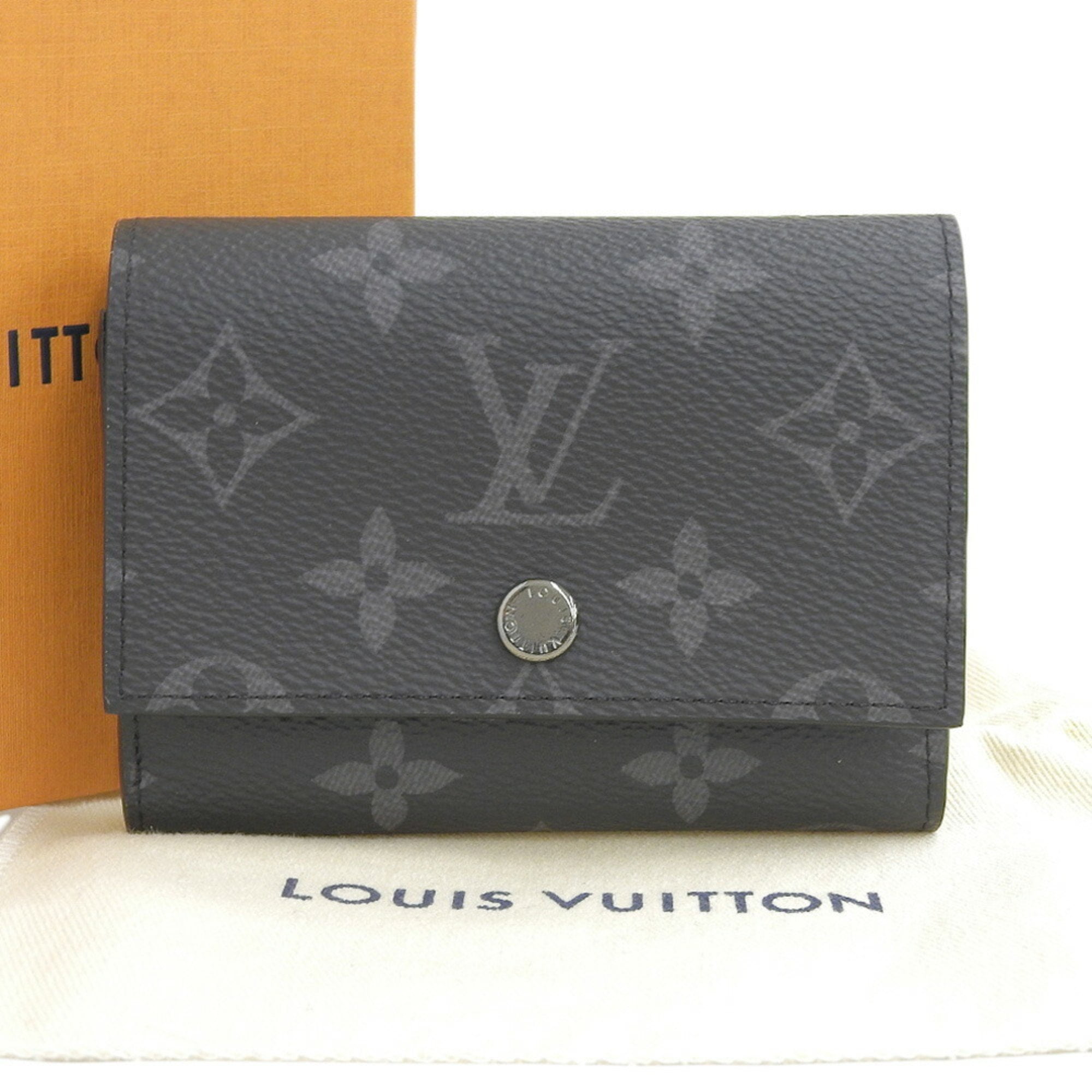Pre-Owned Louis Vuitton LOUIS VUITTON Monogram Eclipse Victor Wallet ...