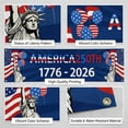 America 250 Porch Banner 18x79 Inch US National Banner Large Wall ...