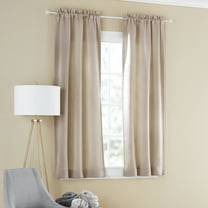 NICETOWN Solid Color Black out Curtains Rod Pocket Thermal Insulated ...