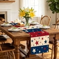ARTSLION Waterproof Table Runner 13x204 Inch Polyester Wipe Clean Patio ...