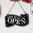 Mosey Hanging Sign Ornamental Word Pattern Door Sign Pendant ...