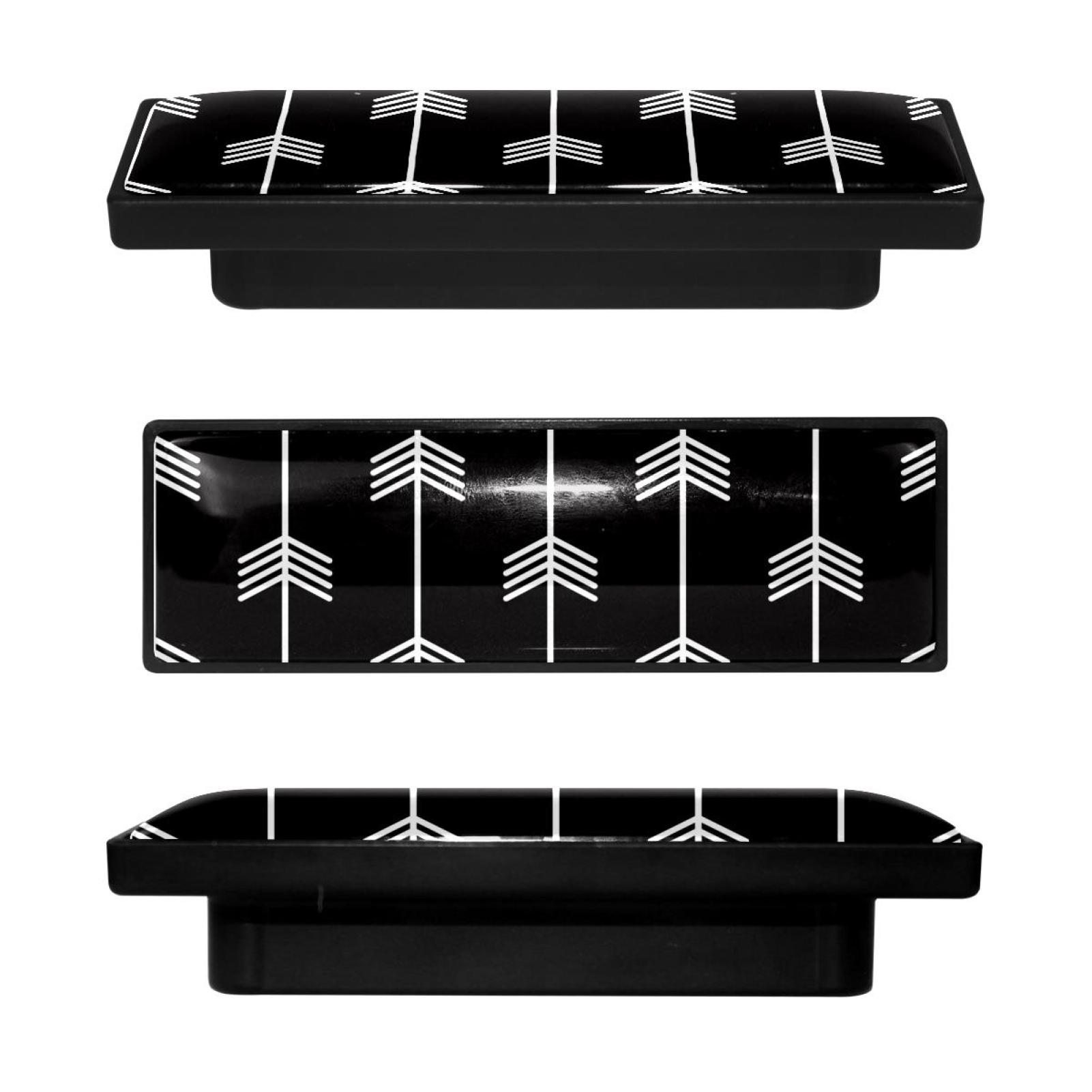 4 Pcs Rectangle Cabinet Handle Cupboard Knob Drawer Pulls Handle White ...