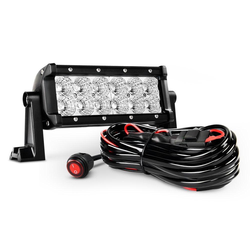Nilight 7.6 Inch 36W Flood Led Light Bar LED Work Light Jeep Lamp Off ...
