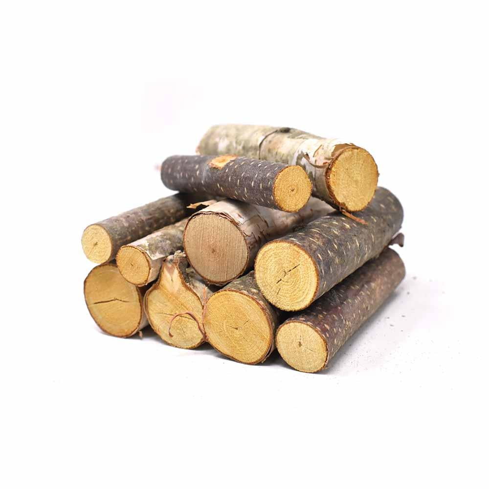 Assorted Birch Mini Logs, Natural, 10-Piece - Walmart.com