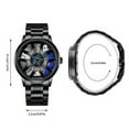 Smartwatch for Men Sporty Analog Quartz Timepiece Featuring Hollow 3D ...