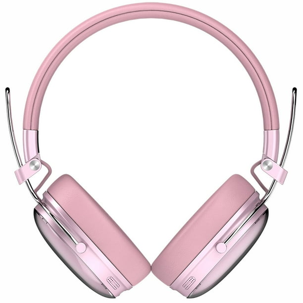 Audifonos Diadema Inalambrica ACTECK LUXE CHIC HP710 Microfono Integrado Bluetooth 5.4 Rosa AC ...