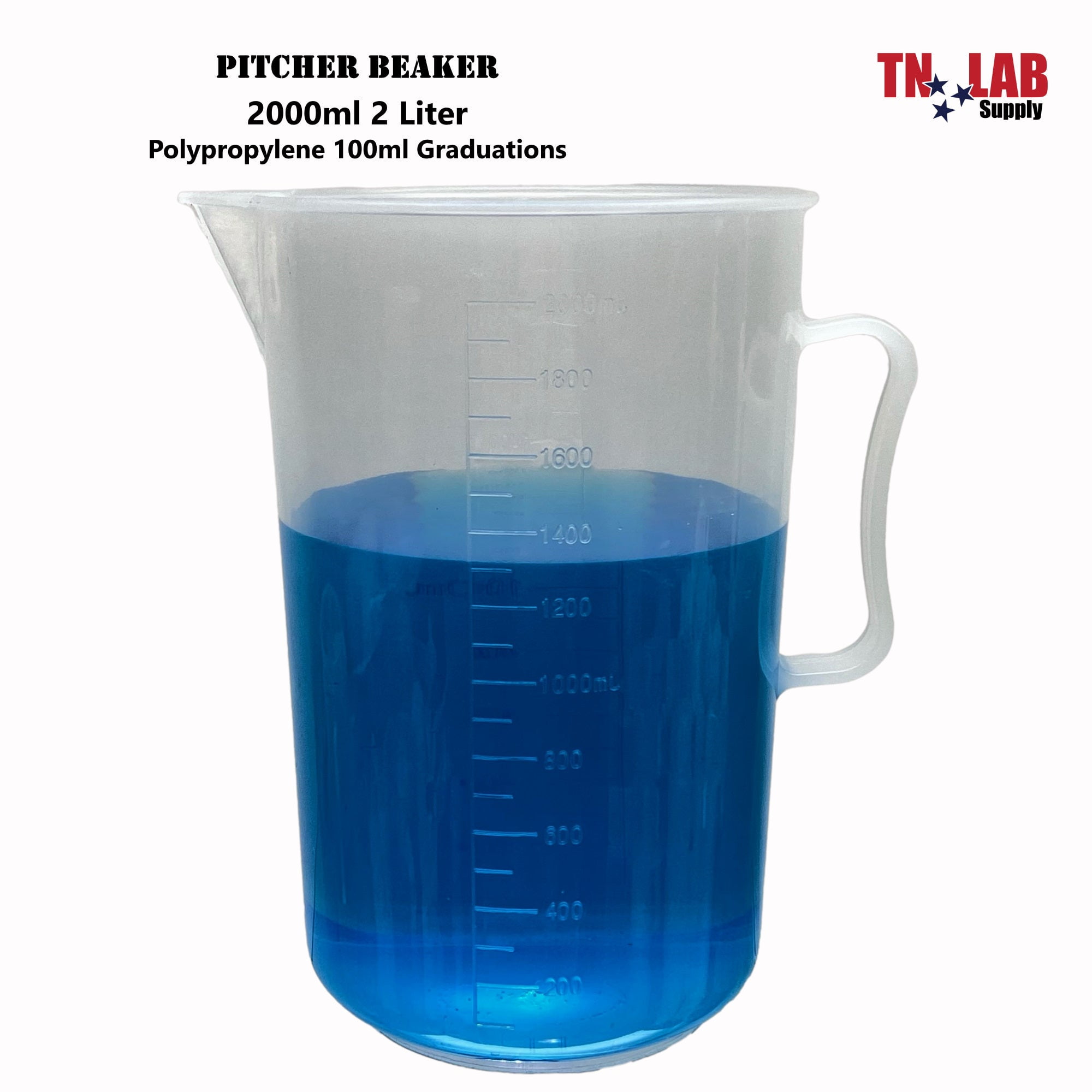 Pitcher Beaker Polypropylene Plastic Family - Walmart.com