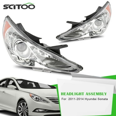 Labwork Headlights Assembly, ABS Housing, Polycarbonate Lens, L&R Fit ...