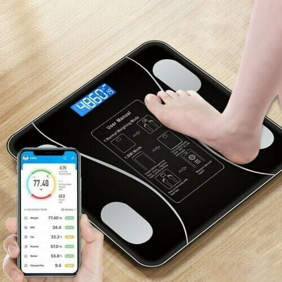 Vacemry Digital Body Weight Scale, Smart LED Display Scale for Home ...