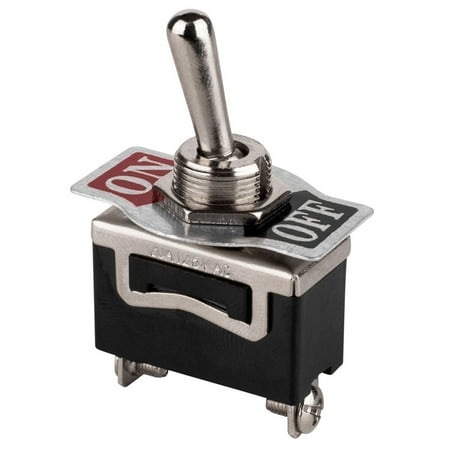 Jinveno SPST Toggle Switch 15A 250V / 20A 125V 2 Terminal ON OFF Power ...