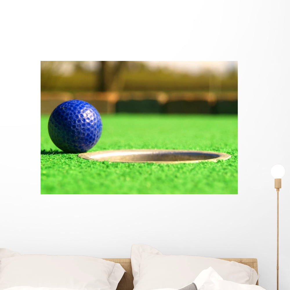 Mini Golf Wall Mural Decal by Wallmonkeys Vinyl Peel and Stick Graphic ...