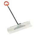 36 Inch Snow Pusher Shovel HDPE Plastic Blade with Metal Edged Strip ...