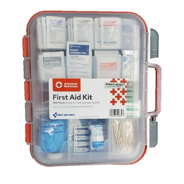 American Red Cross 358 Piece First Aid Kit - Walmart.com - Walmart.com
