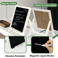 Framed Tabletop Chalkboard Sign 10" x 14" Magnetic Chalkboards Rustic ...